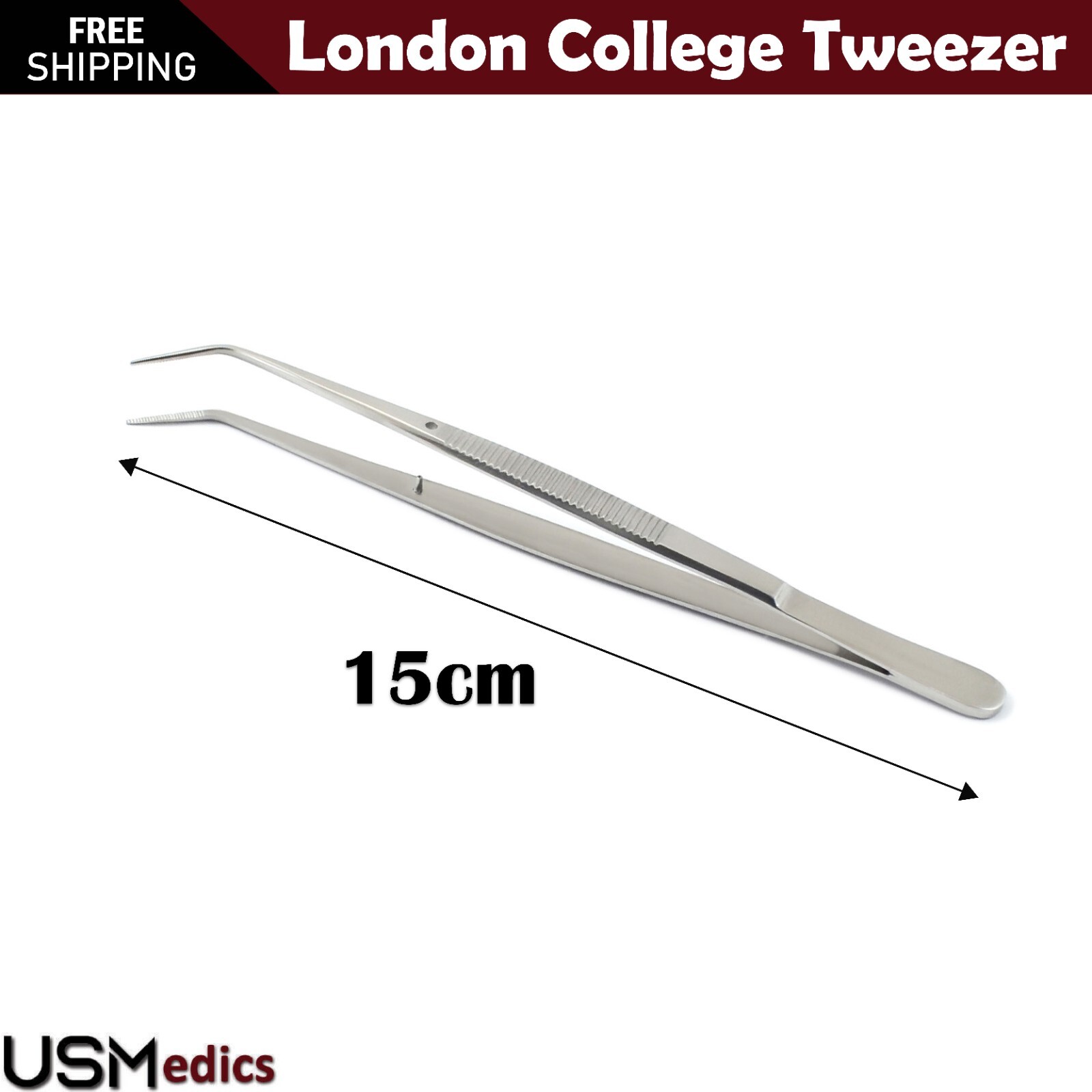 Surgical London College Tweezer Self Locking Dental Cotton Dressing ...
