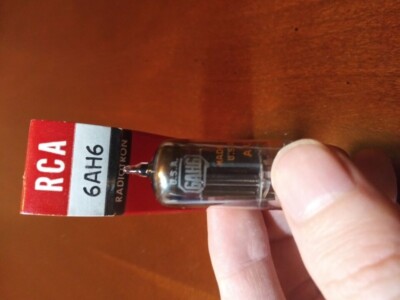 RCA 6AH6 Audio Electronic Vintage Radio TV Valve HAM Vacuum NOS Tubes ...