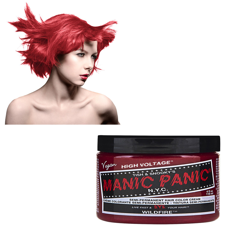 Rock N Roll Red Manic Panic Faded