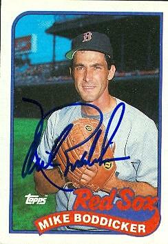 Mike Boddicker autographed Baseball Card (Boston Red Sox) 1989 Topps ...