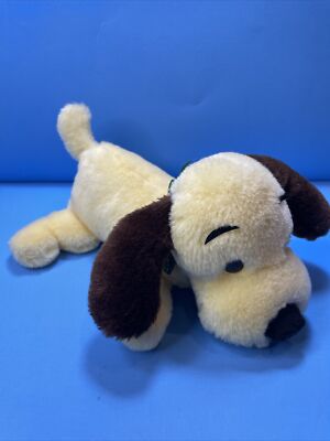 Dakin Drooper Dog Light Yellow Brown Ears Plush Stuffed Toy 10" Soft No ...