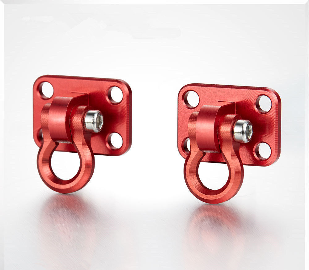 2PCS CNC Aluminum Towing hook / Hook Assembly for Axial SCX10 RA Car ...