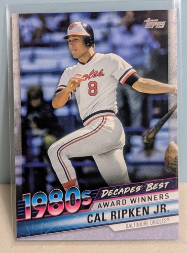 $1 Sale! 2020 Topps 1980s Decade's Best Award Winners - Cal Ripken Jr ...