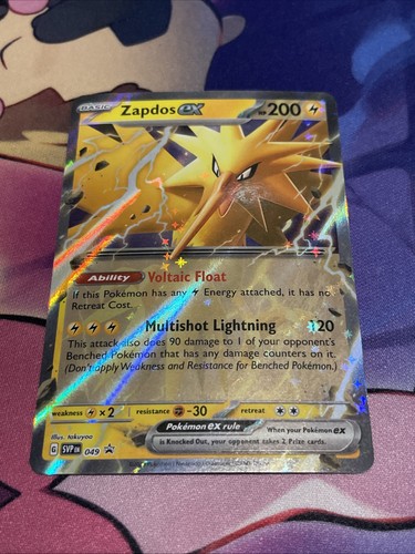 Pokemon Zapdos ex - Rare - 49 - Scarlet & Violet Black Star Promos NM ...