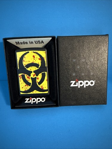 Zippo 24330 Hazardous Biohazard Black Matte | NEW | eBay
