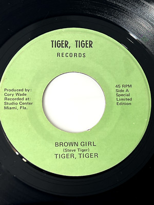 TIGER, TIGER - BROWN GIRL - LIMITED EDITION TIGER, TIGER RECORDS EX ...