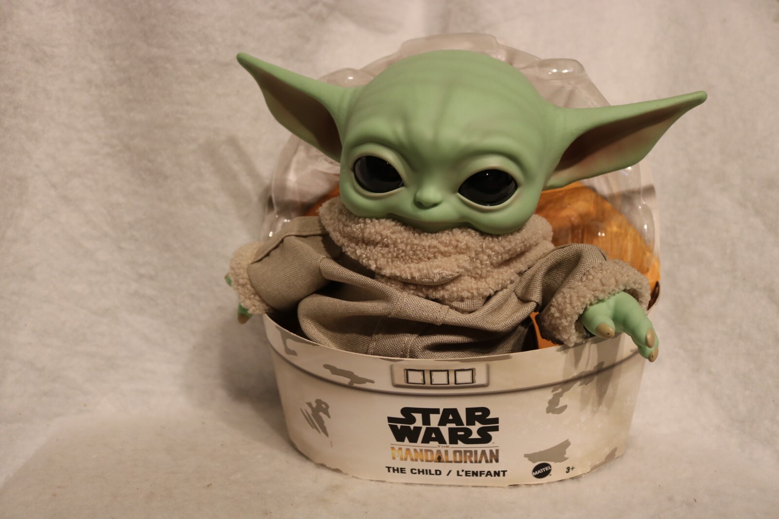 Star Wars Mandalorian The Child 11" Plush Baby Yoda Grogu Doll Mattel ...