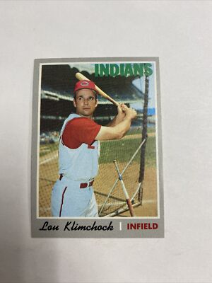 1970 Topps Baseball Lou Klimchock Cleveland Indians Card #247 | eBay