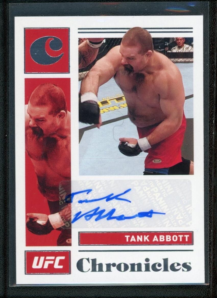 2021 TANK ABBOTT AUTO PANINI CHRONICLES UFC AUTOGRAPHS | eBay