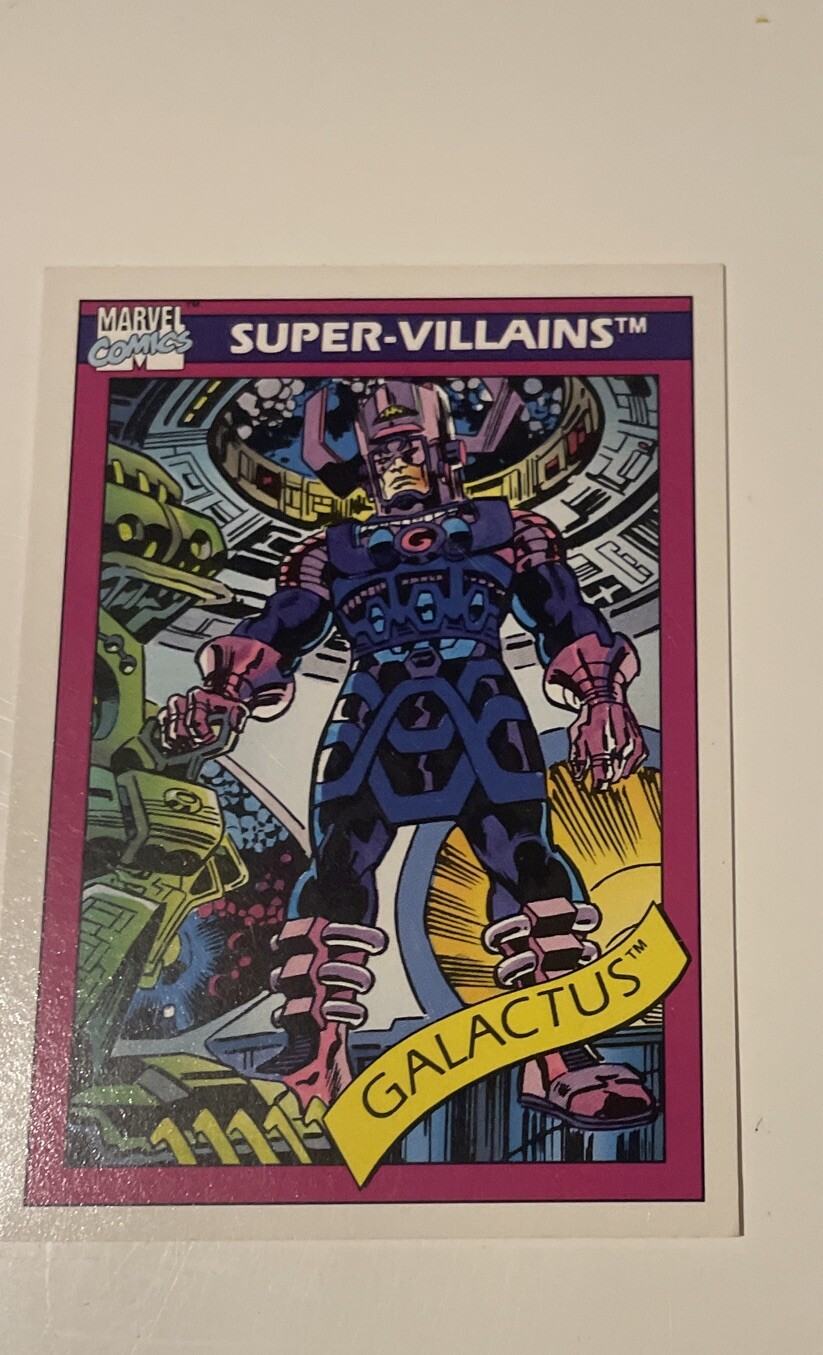 Galactus 1990 Marvel Comics Super Heroes Trading Card Impel Marketing ...