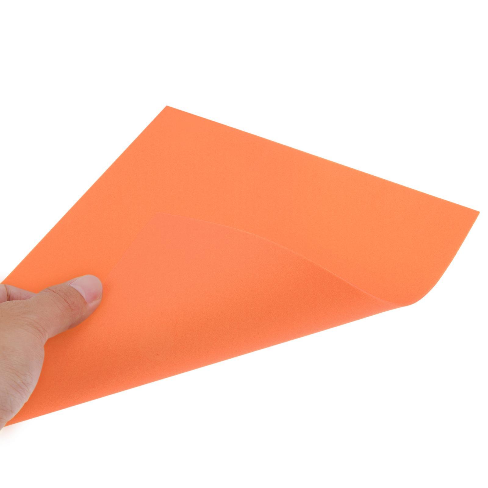 Orange EVA Foam Sheets 11 x 8 inch 1.7mm Thickness for Crafts DIY 24 ...
