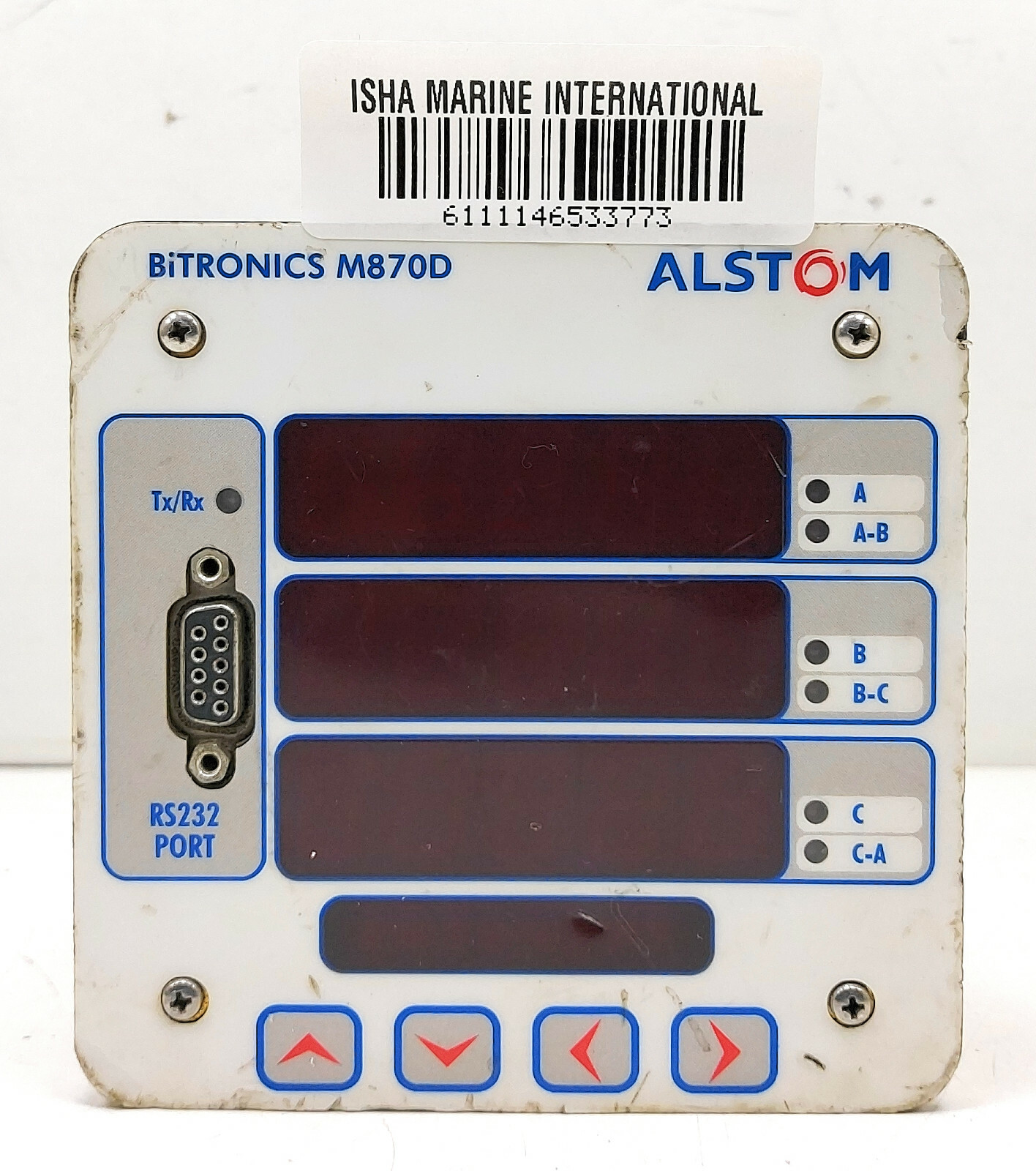 ALSTOM BITRONICS M870D REMOTE DISPLAY UNIT | eBay