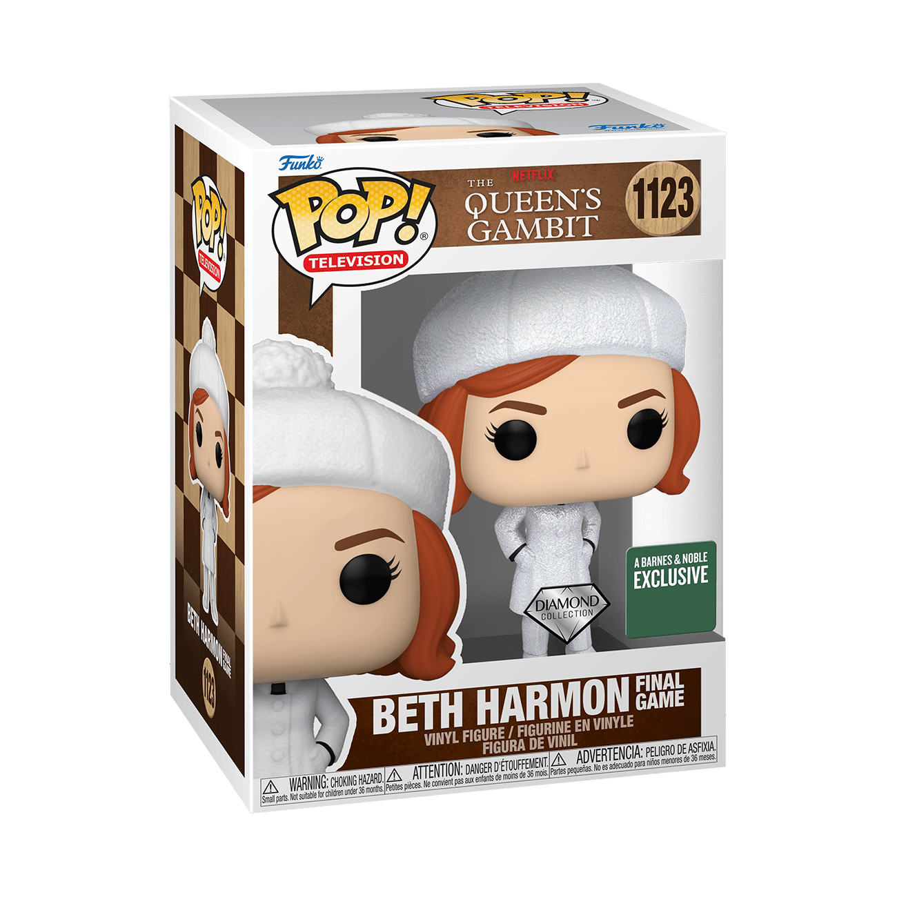 Funko Pop! Vinyl: Beth Harmon Final Game (Diamond Glitter) - Barnes and ...