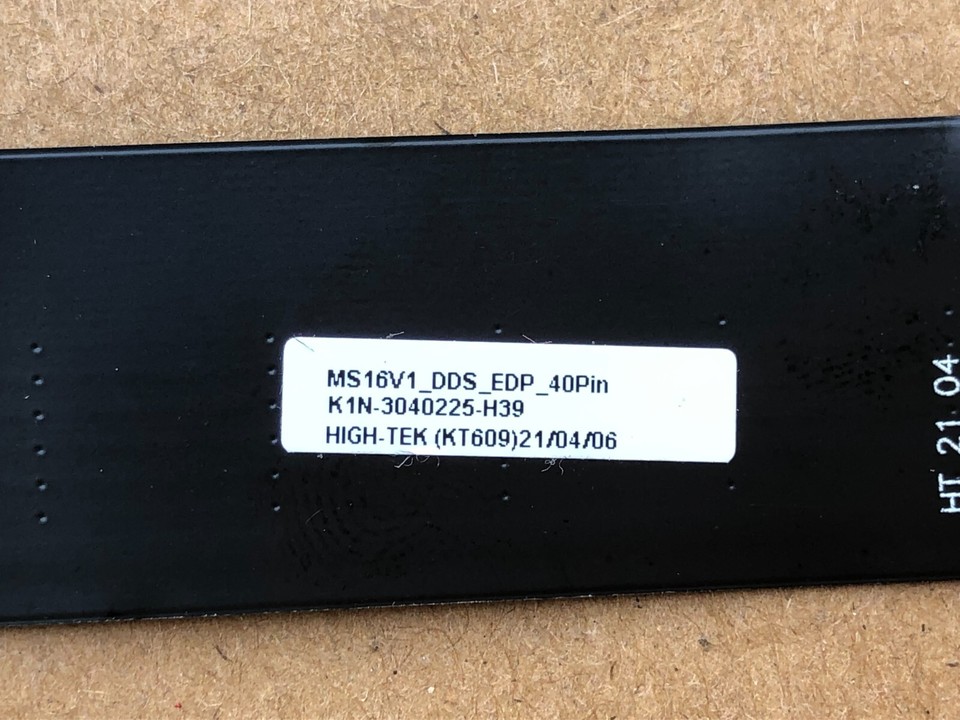 Original for MSI GS66 DDS EDP CABLE 40PIN K1N-3040225-H39 | eBay