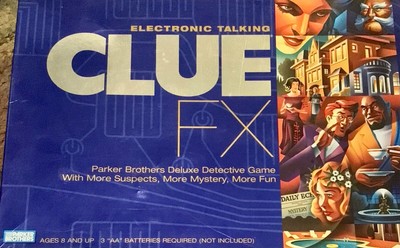 Clue FX 2003 Replacement Location Cards Instructions Suspect Envelopes ...