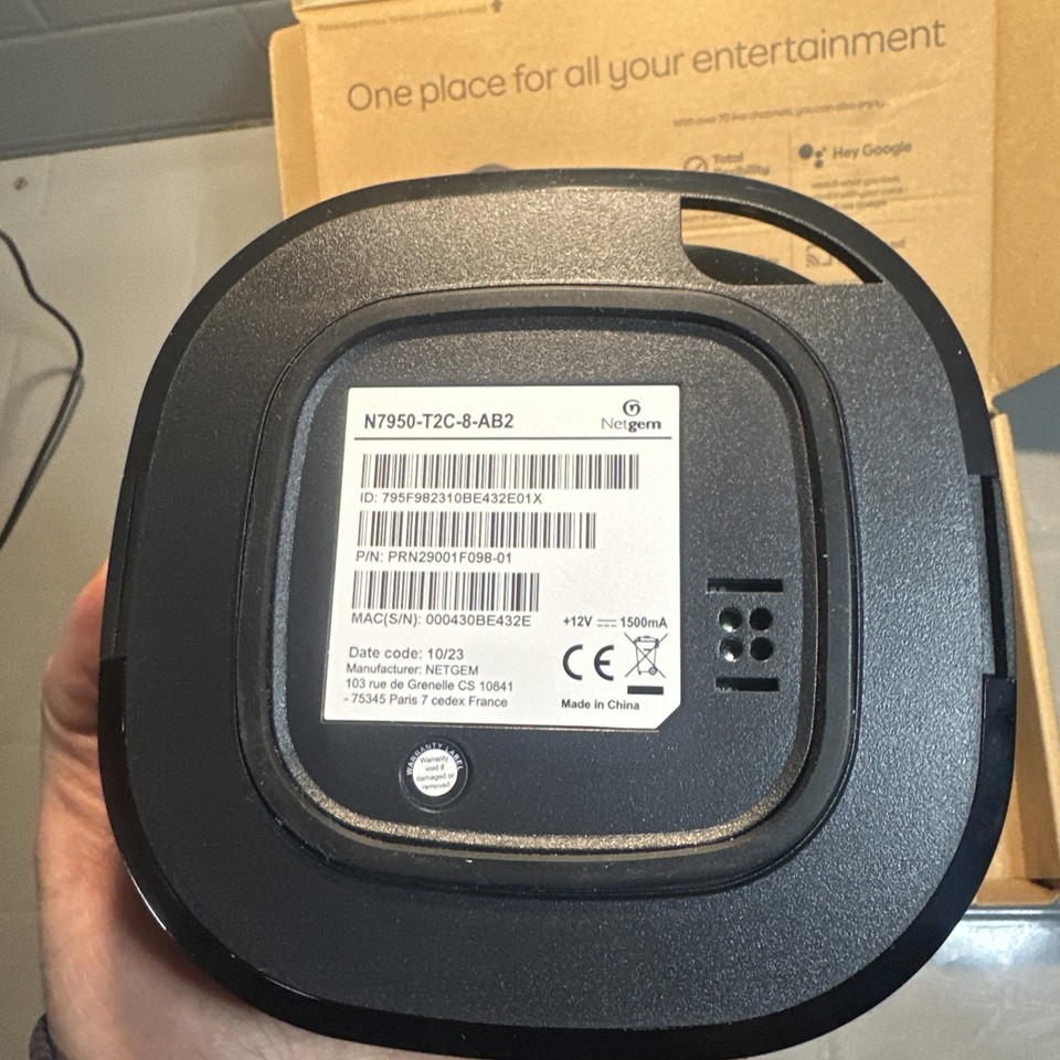 Netgem TV Free view Smart Tv Streaming Box 4K Netgem N7950-T2C-8-AB2 | eBay UK