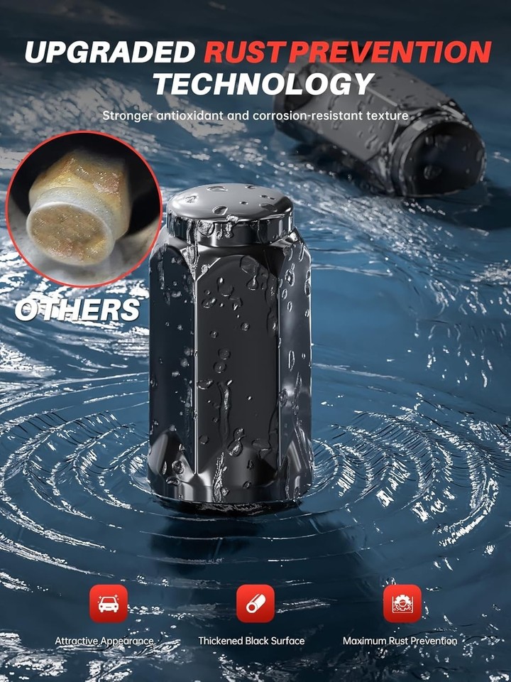 Lug Nuts - Replacement for 2005-2024 Dodge M14x1.5 Black 20 Pack ...