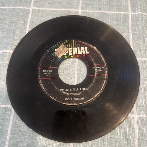 Poor Little Fool / Don't Leave Me This Way Ricky Nelson 45 RPM Vinyl ...