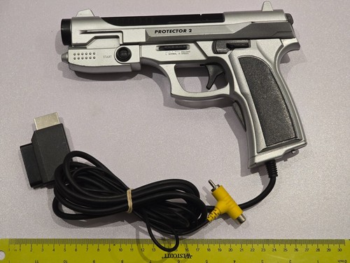 PLAYSTATION PS1 & SEGA SATURN LIGHT GUN PISTOL BLASTER G-Con Logic3 ...