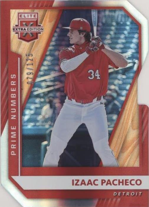 2021 Panini Elite Extra Edition - Izaac Pacheco #39 Prime Numbers A Die ...