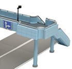 Visual Scene Accessory 119 Large Highway Overpass Large Footbridge ...