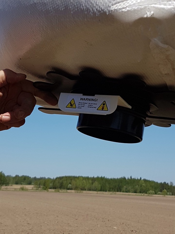 Raimo Big Bag Dispenser for FIBC, Bulk Bag unloader, Ton bag, Tote ...