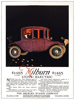 5048.The milburn wagon.light electric vintage car.POSTER.decor Home ...