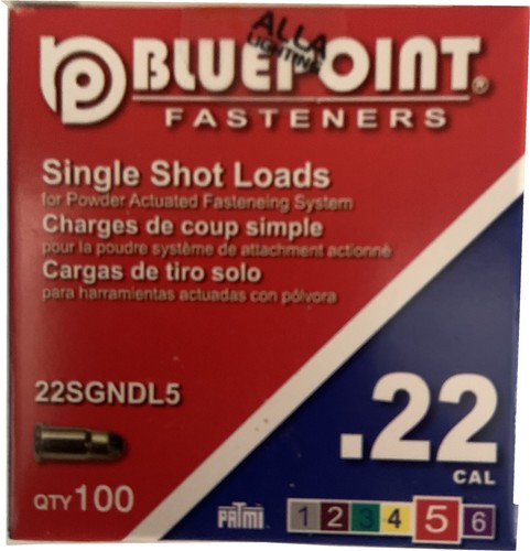 .22 Loads for Ramset HammerShot MasterShot TriggerShot Powder Actuated ...