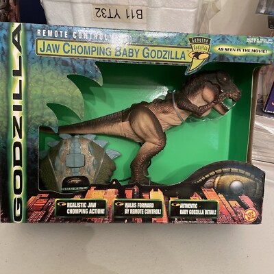 Remote Control Godzilla Jaw Chomping Baby Godzilla by Toy Biz 1998 | eBay