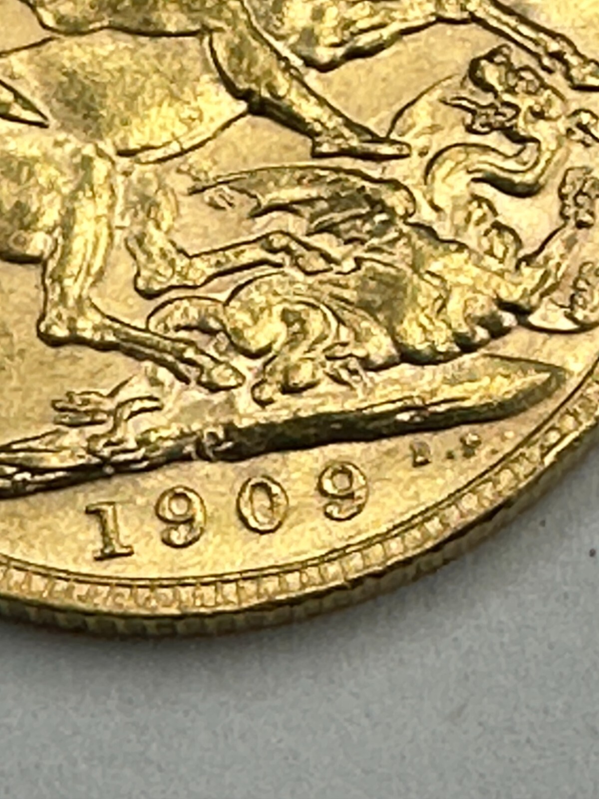 1909 Edward VII Great Britain Full Soverein 22K Gold 7.9g Coin | eBay