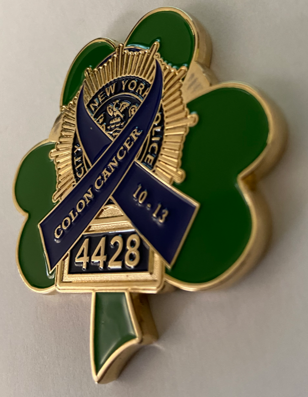 NYPD OCCB Organized Crime Control Bureau COLON CANCER 4428 Shamrock ...