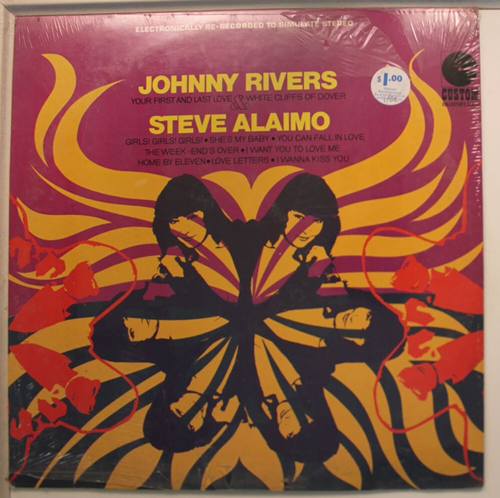 Johnny Rivers & Steve Alaimo Lp Self-Titled (1967) On Custom - Sealed ...