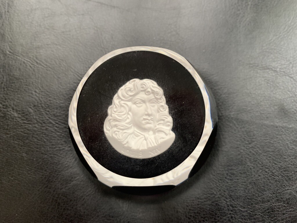 Baccarat Crystal Franklin Mint Paperweights Great Leaders Cameos 5/12 ...
