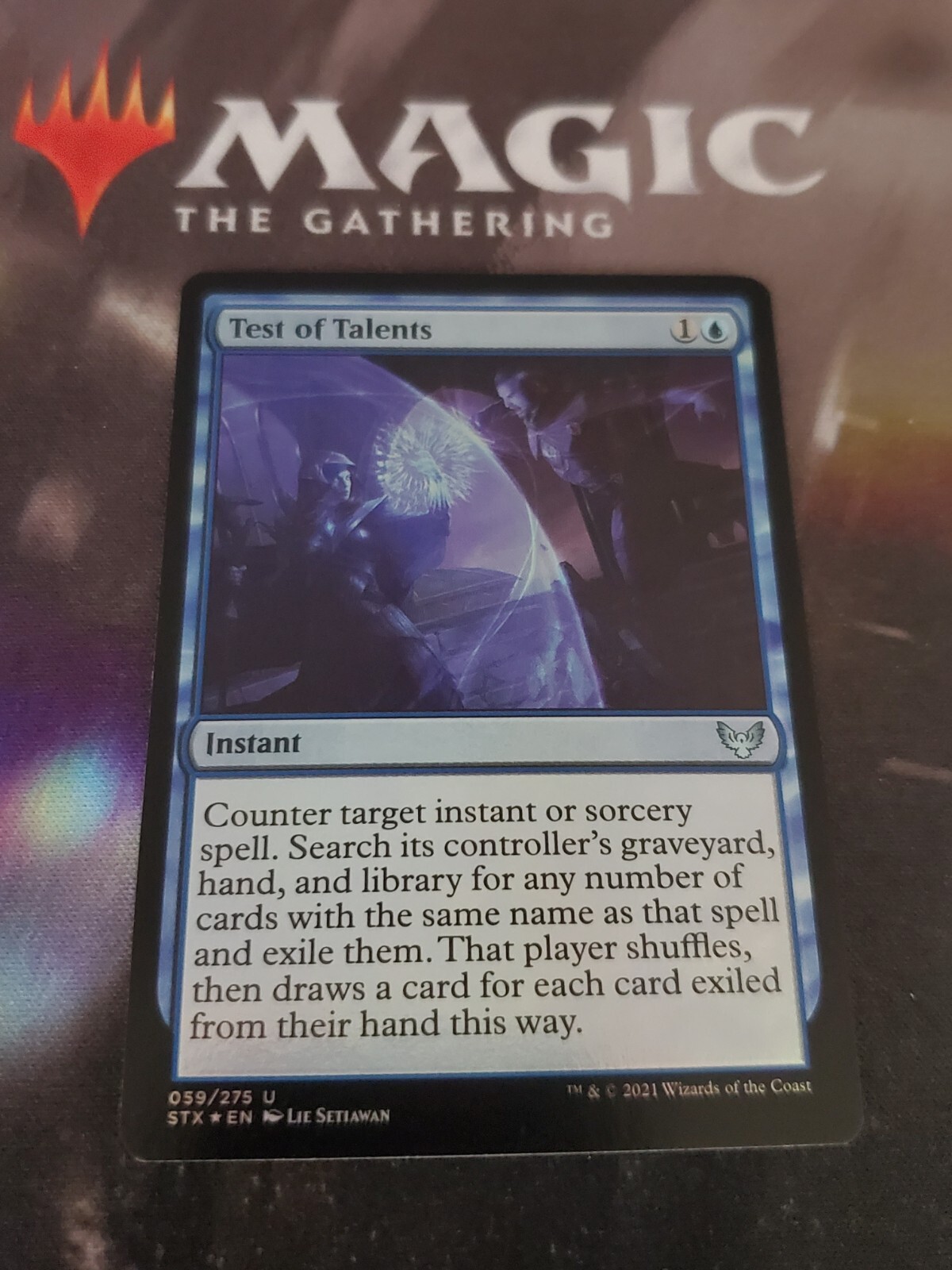 Mtg. 2x Test of Talents. FOIL. Strixhaven: School of Mages. Nm | eBay