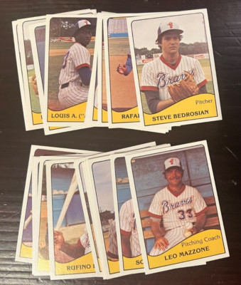 1979 TCMA Savannah Braves Complete Set 26/26 cards NM | eBay