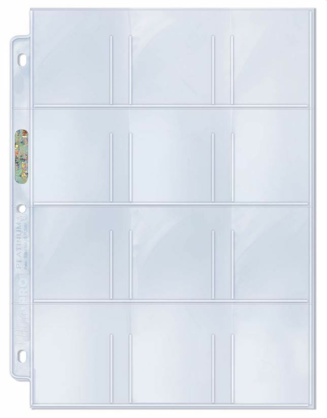 (5) Ultra Pro Pocket Album Pages Fits 3 Ring Binders, Sports Cards ...