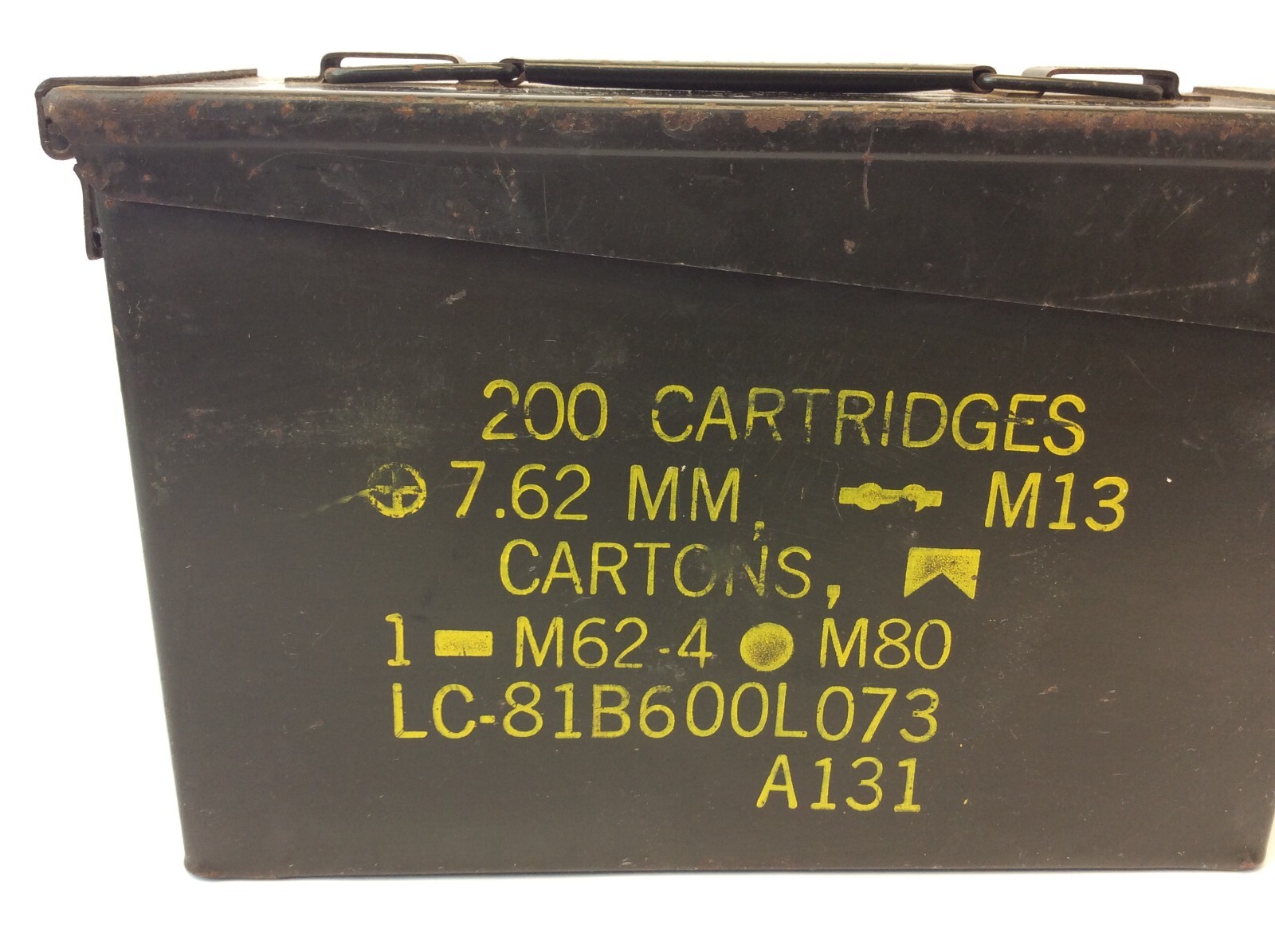 Military 200 Cartridges 7.62mm M13 Cartons LC-81B600L073 Ammunition ...