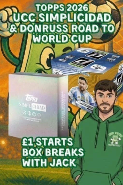 SIMPLICIDAD, DONRUSS WORLD CUP & UCC CHROME - £1 STARTS WITH JACK ...