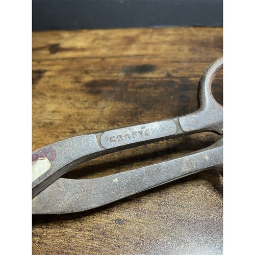 Vintage Craftsman Forged Steel Shears Tin Snips Metal Clippers | eBay