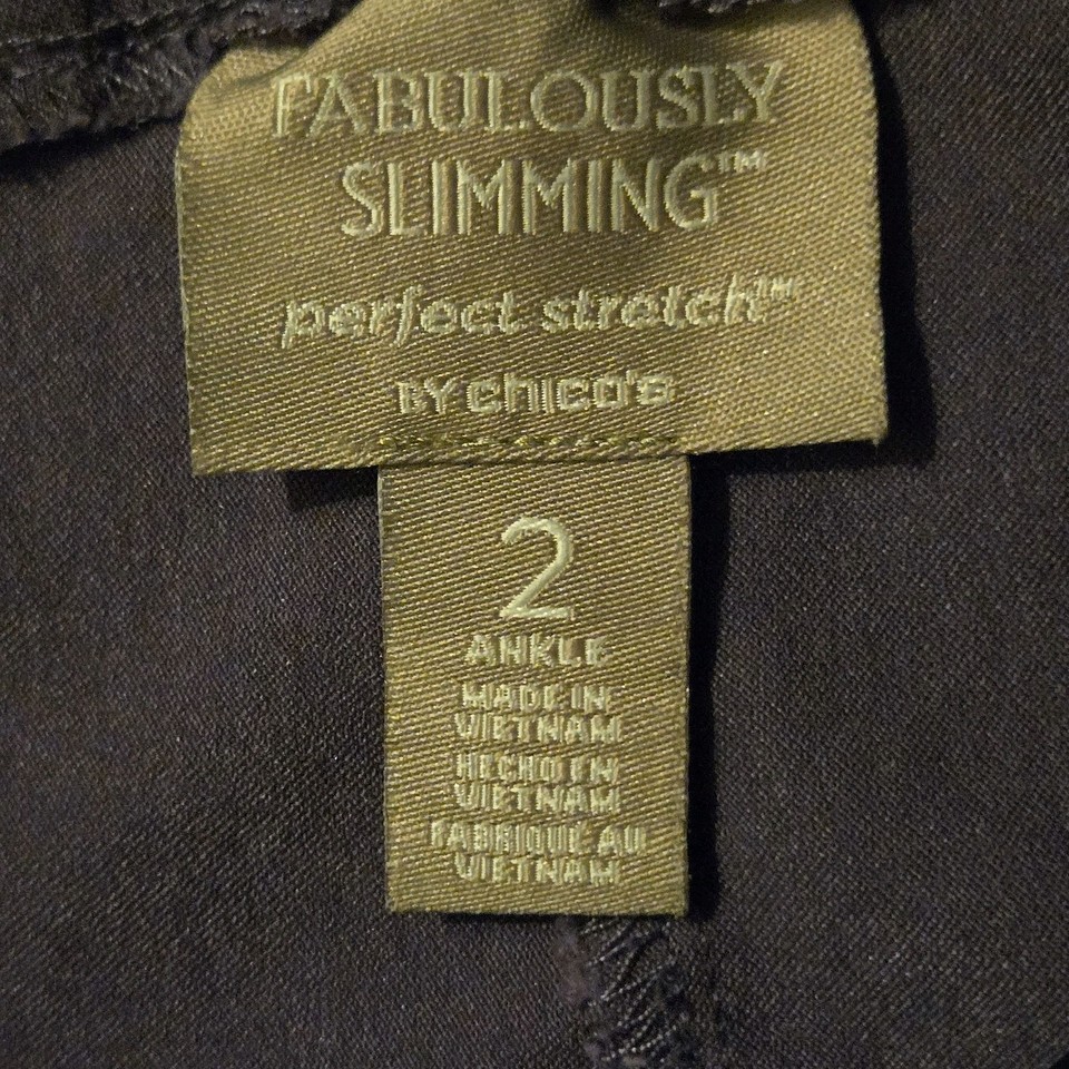 Chico's Pull On Pant Size 2, Fabulously Slimming Perfect Stretch Purple ...
