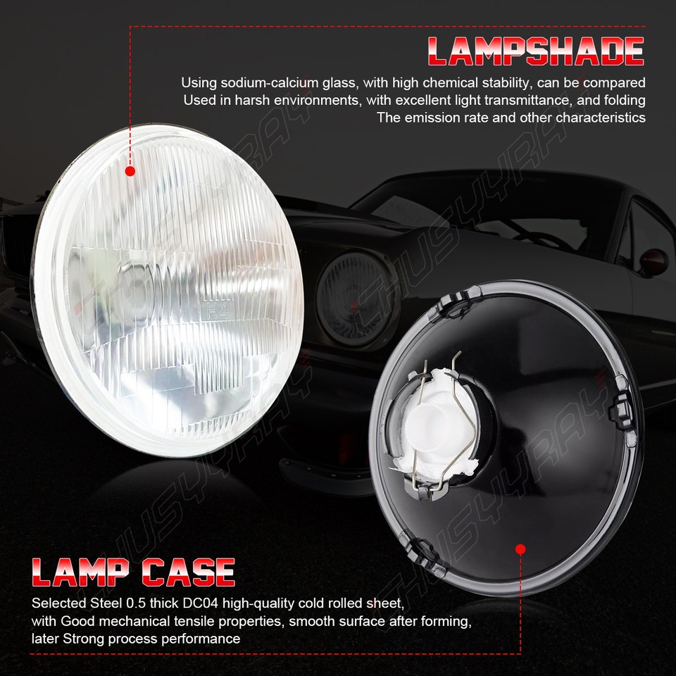 For Chevrolet Truck 1954-1957 3100 1956-1959 7Inch LED ROUND Headlights ...