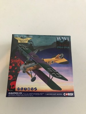 Corgi Aviation Archives Airplane AA37810, Albatros DV Martin Mallmann ...