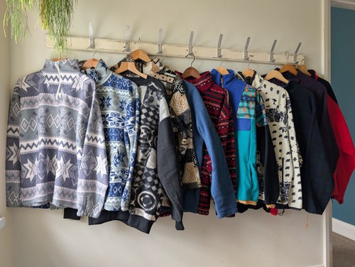 Vintage Job Lot Bundle Of Funky Winter Fleeces Wholesale | eBay UK