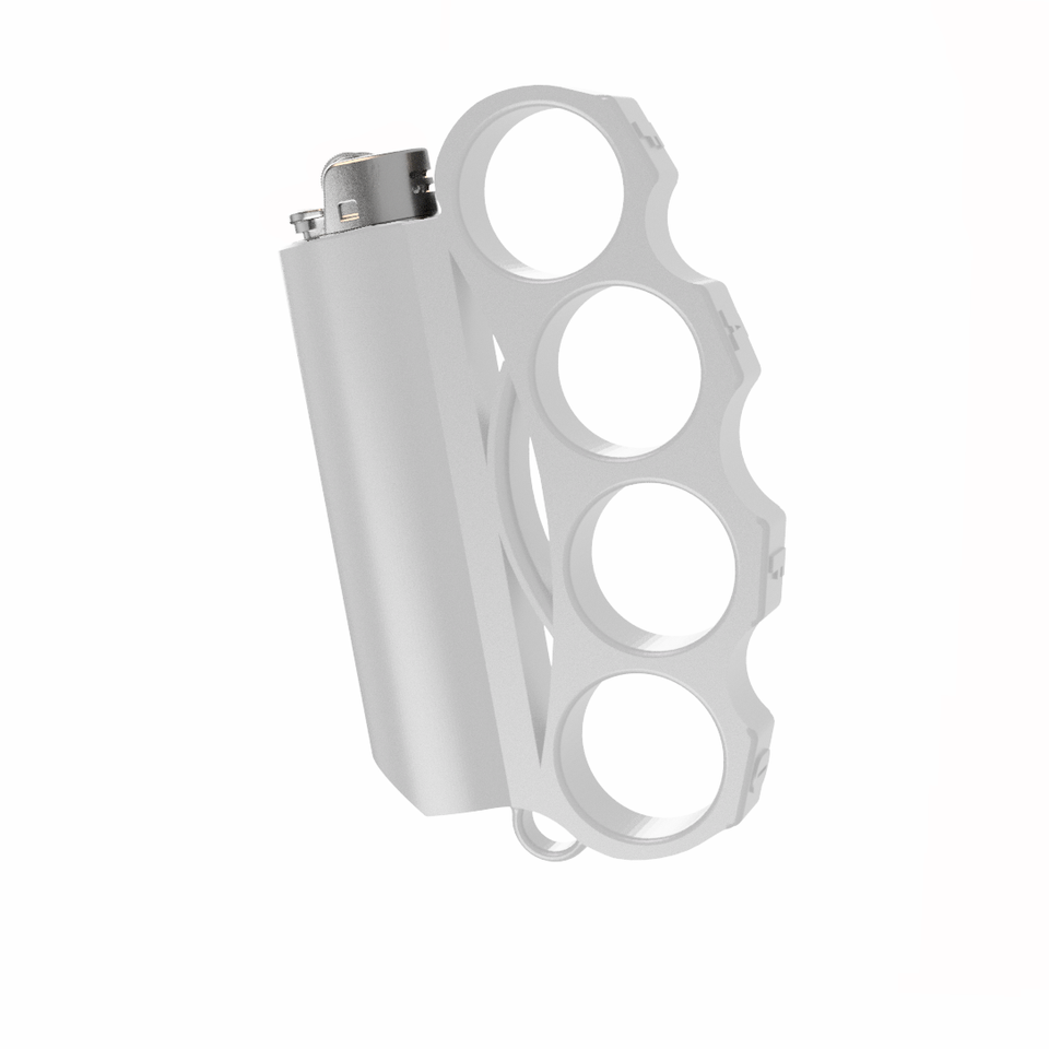 FAFO Brass Knuckles Style Lighter Case Keychain – Durable Novelty 7 ...