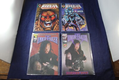 NM Wrestling Comic Lot: Warrior Issues 1-2 and Undertaker issues 1-2 | eBay