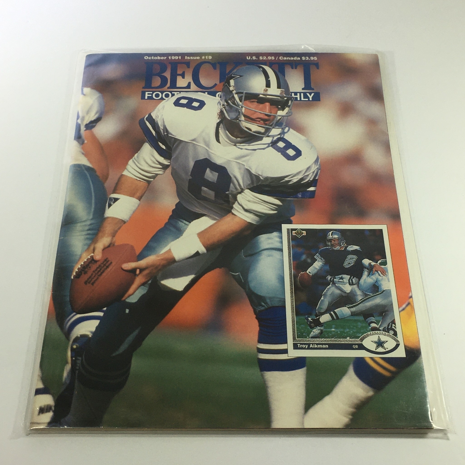 Beckett Hockey Monthly: October 1991 Issue #19 - Troy Kenneth Aikman ...