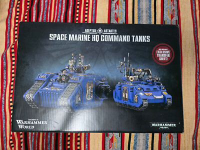 Warhammer 40k Space Marine HQ Command Tanks Warhammer World Exclusive ...