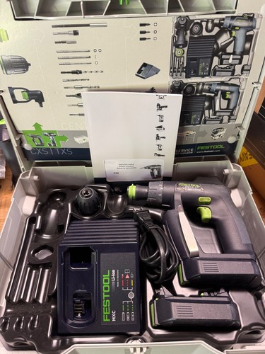 Festool Cxs 10.8v Li-ion Compact Drill Driver Set With Accessories | eBay