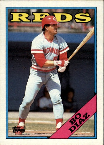 1988 Topps #265 Bo Diaz Cincinnati Reds MLB Baseball Card EX | eBay
