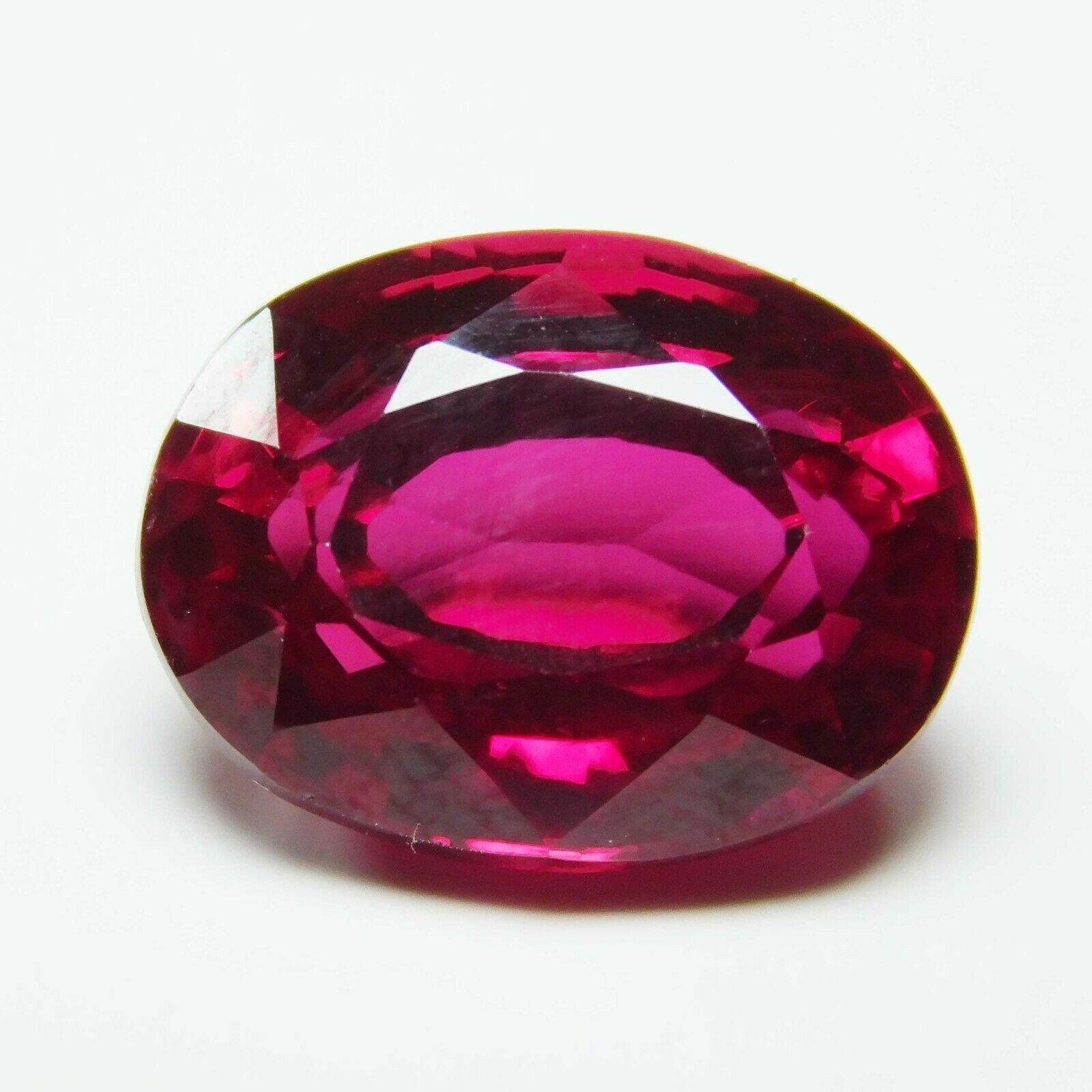 9 Ct Natural Red Ruby Rare 13 x 10 mm Certified Oval Shape Gemstone ...
